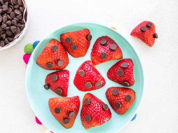 Strawberry Chocolate Chip "Ladybugs" Recipe